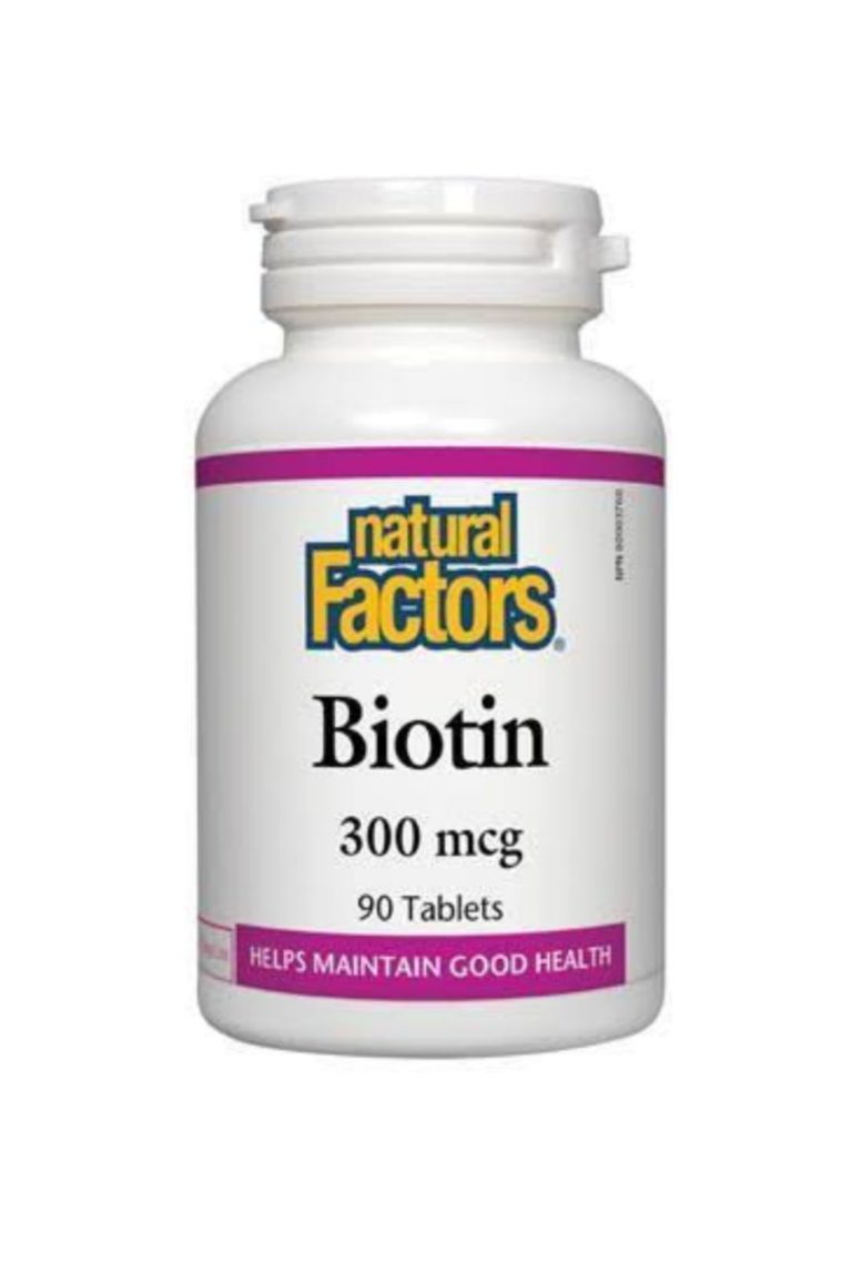Natural Factors Biotin 300 mcg 90 Tablets 90 Tablets – Good Nature ...