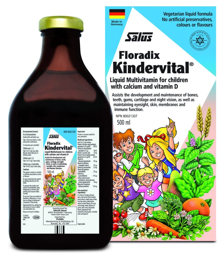 Salus Floradix Kindervital Gluten-Free Liquid Multivitamin For Children ...